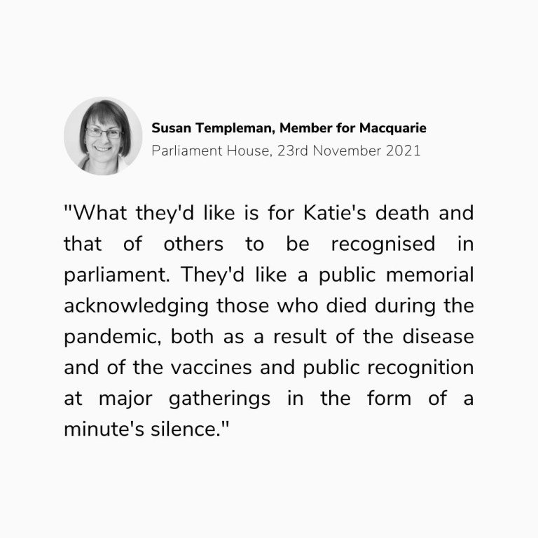 Susan Templeman parliament speech – Katie Lees